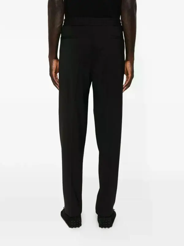 Zegna Elasticated-waist Pleated Trousers