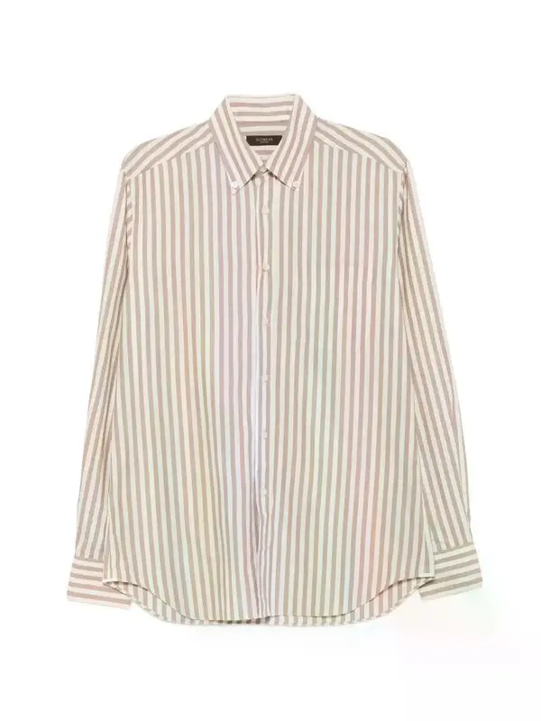GLANSHIRT Striped-pattern Button-down Shirt
