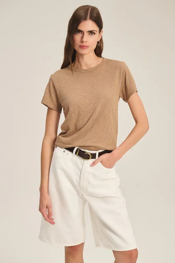 Velvet By Graham & Spencer Marika Tee - Brown