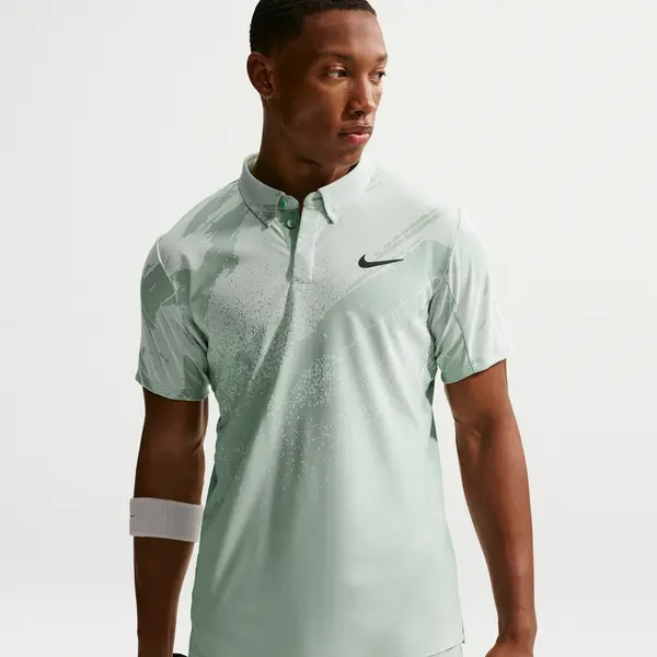 Nike Court Slam Dri-fit Adv Tennis Polo - Green