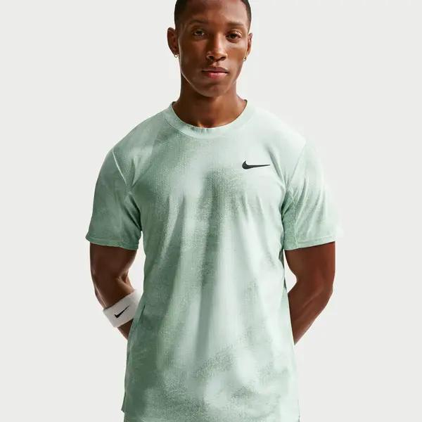 Nike Court Slam Dri-fit Adv Tennis Top - Green