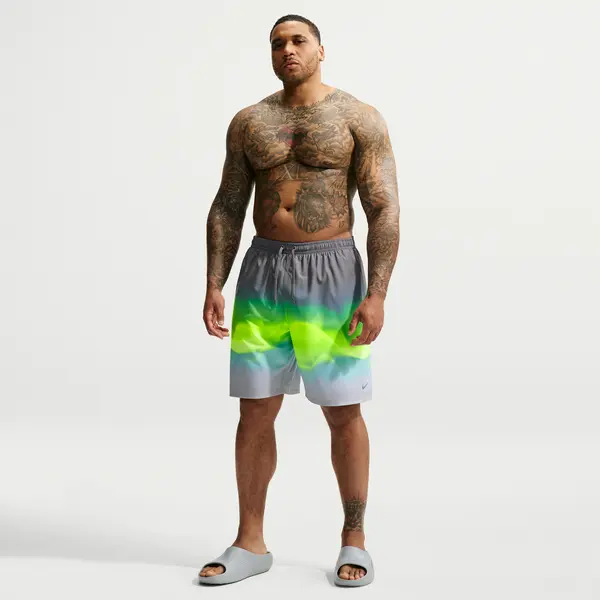 Nike Breaker 9" Volley Short With Brief Lining - Grey
