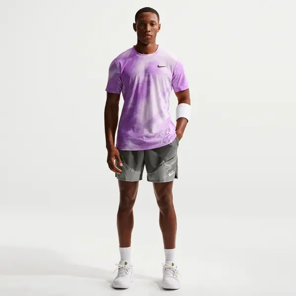 Nike Court Slam Dri-fit Tennis Shorts - Grey