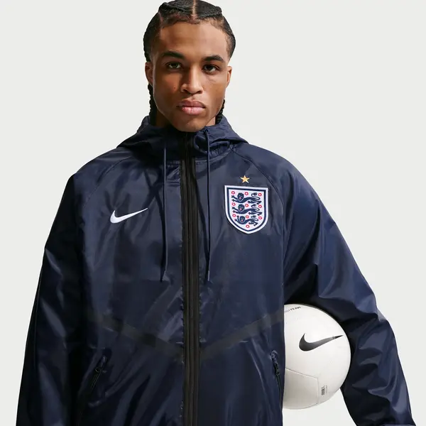 Nike England Dri-fit Soccer Anthem Jacket - Blue