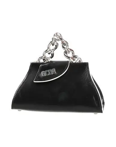 Gcds Leather Mini Bag With Chain Top Handle