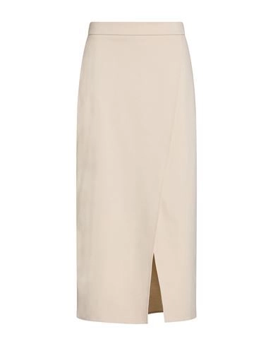 MEIMEIJ Midi Skirt In Viscose Blend - Beige