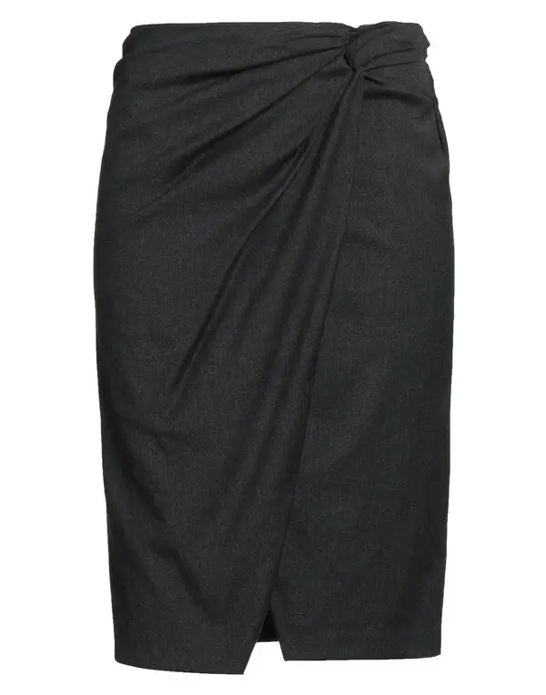 Pinko Midi Pencil Skirt In Wool Blend