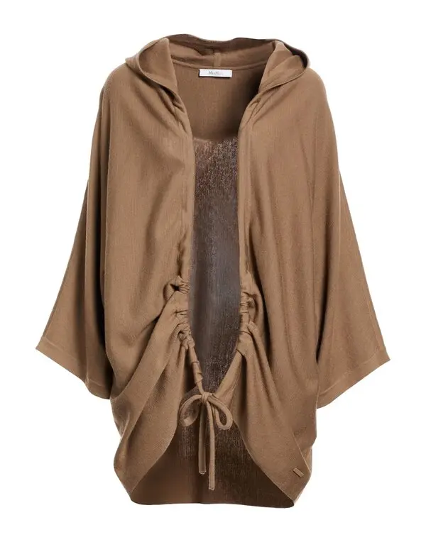 Max Mara Virgin Wool Cardigan With Drawstring Hem