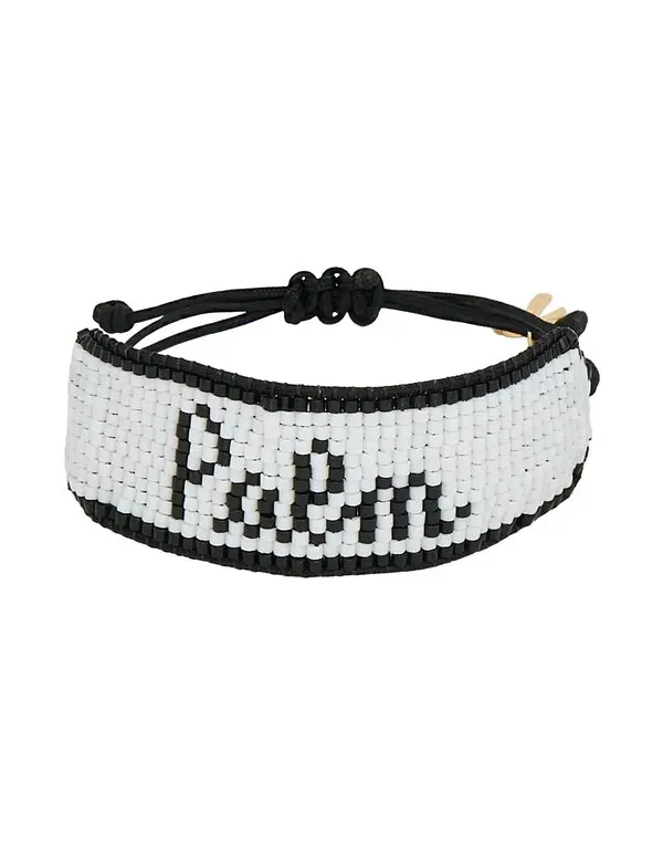 Palm Angels Logo Beaded Bracelet