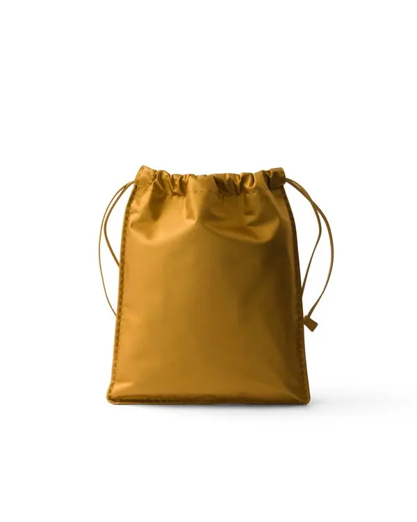 Prada Silk Duchess Pouch - Whiskey
