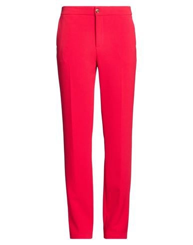 TWINSET Polyester And Elastane Tailored Trousers - Red