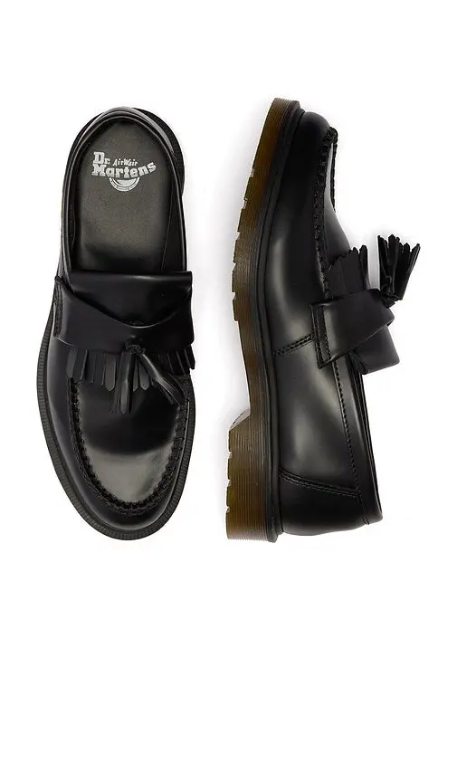 Dr. Martens Adrian Loafer With Fringe And Tassel Detail - Black