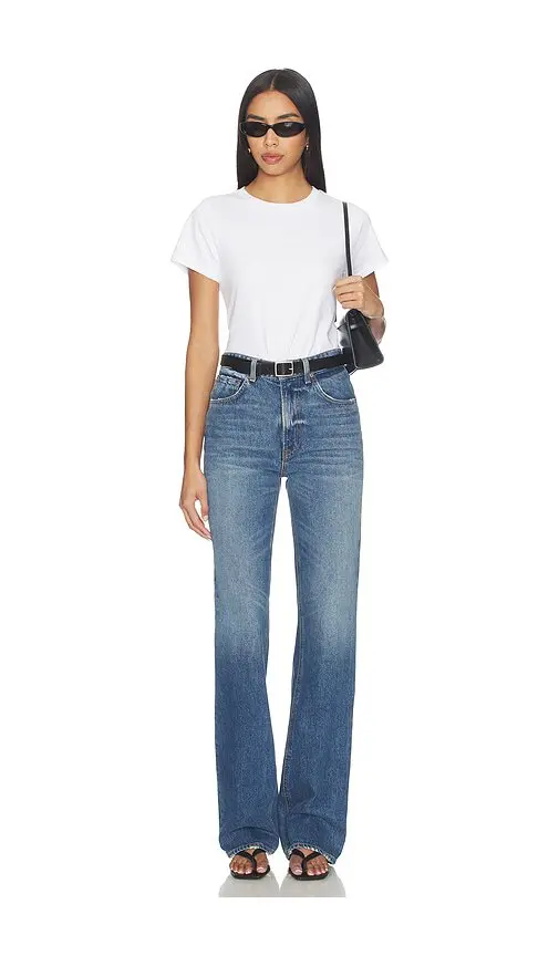 Renggli Cropped Cotton T-shirt - Chalk
