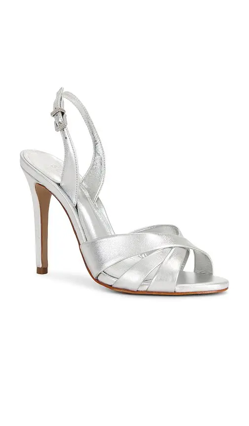 Schutz Keefa Sling Buckle Sandal - Silver