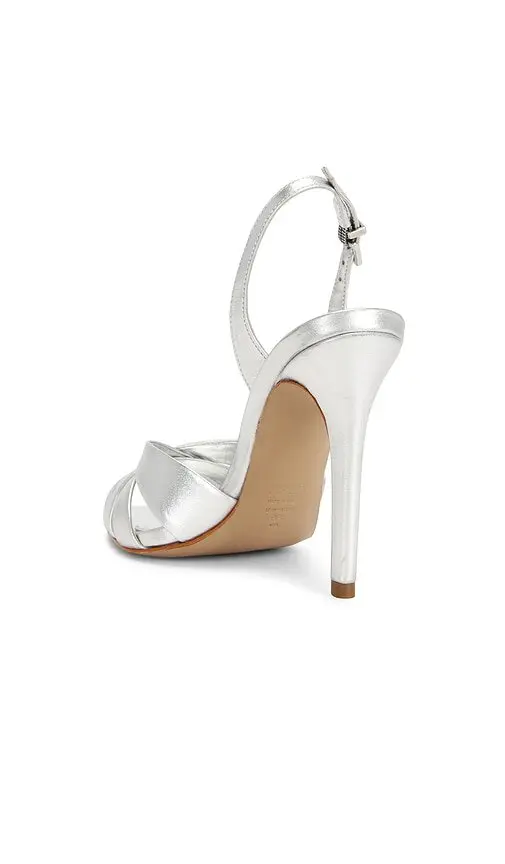 Schutz Keefa Sling Buckle Sandal - Silver