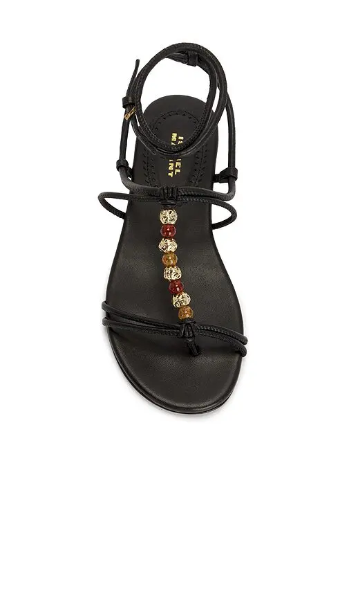 Isabel Marant Étoile Yctoria Beaded Ankle Strap Sandals