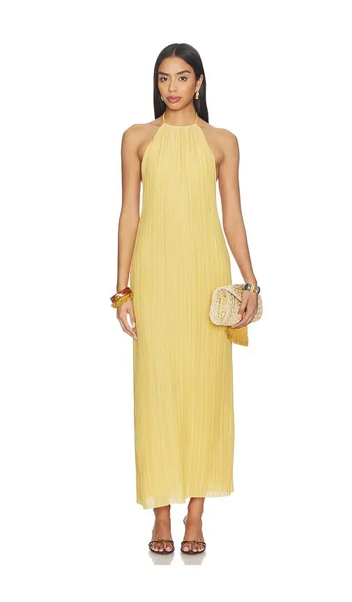 Nbd Kusum Maxi Dress - Golden Yellow