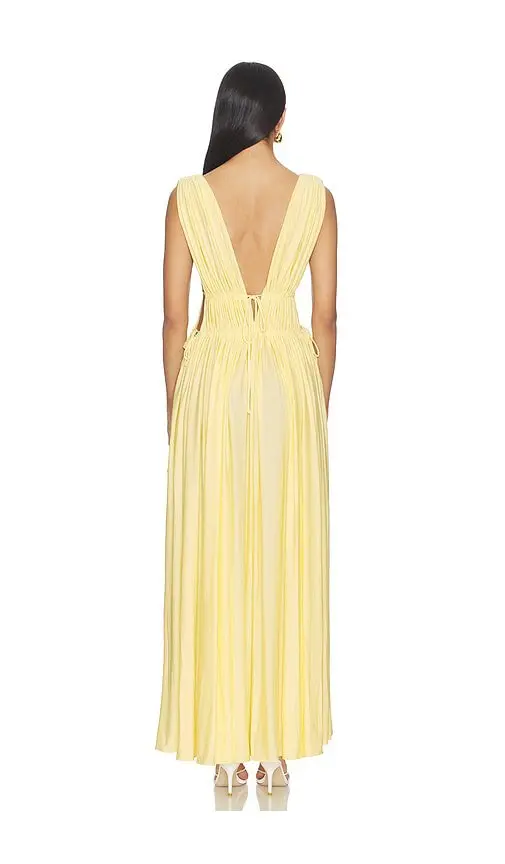 MOTHER OF ALL Helena Maxi Dress - Yellow