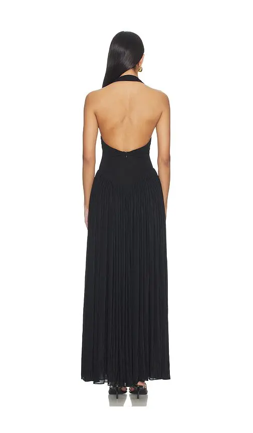 Misha Collection The Ophelia Halterneck Maxi Dress