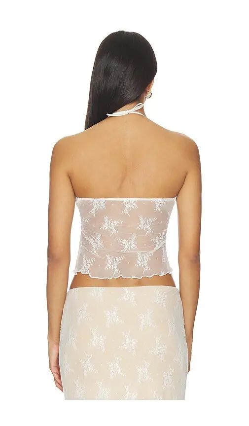 TIGER MIST Karolina Lace Halter Top