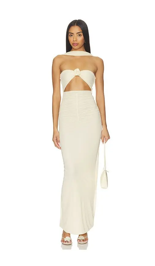 MAYGEL CORONEL Arena Maxi Dress - Macadamia