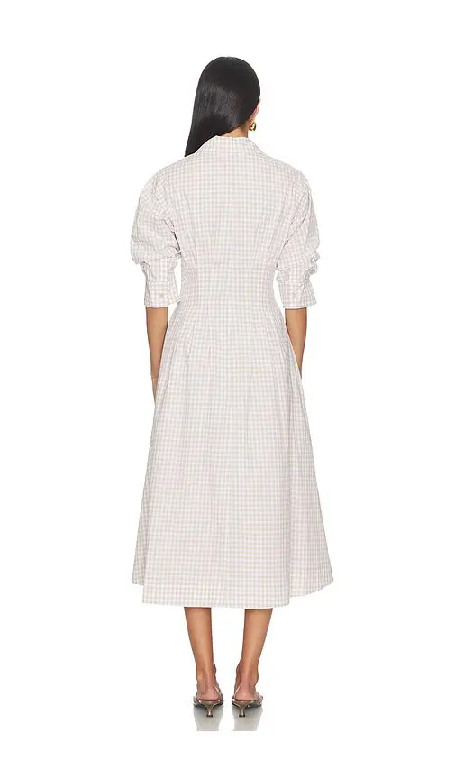 Simkhai Jazz Pintuck Midi Dress