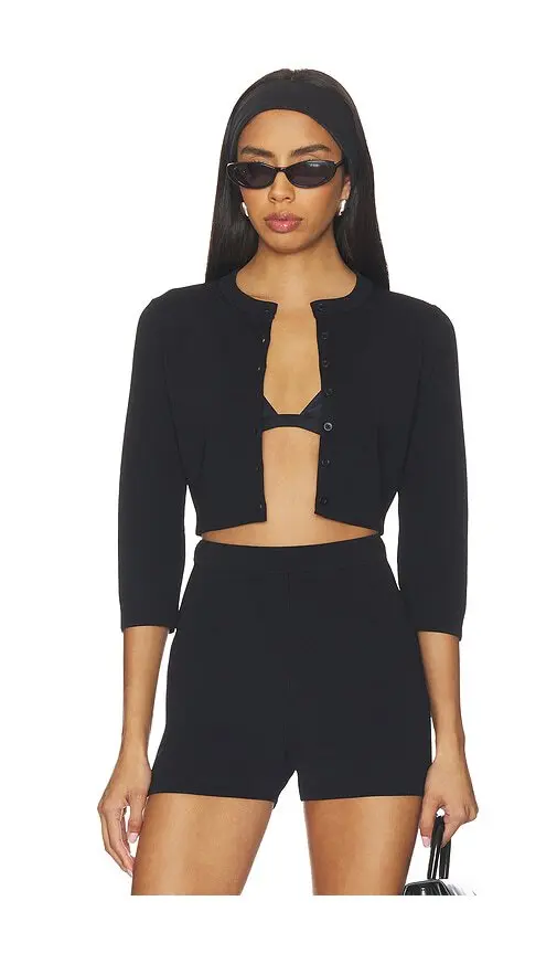 SKIMS Refined Knit Crop Cardigan