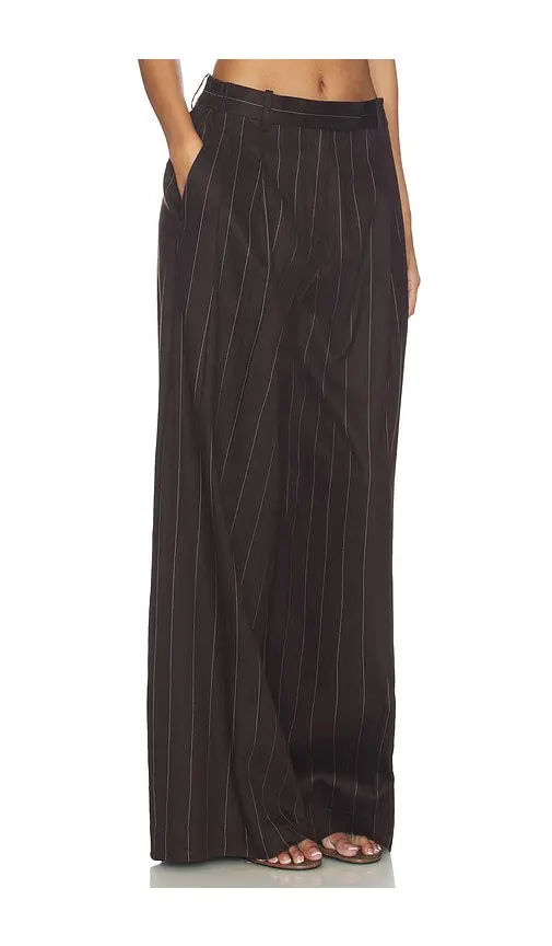 Helmut Lang Wide Leg Pleated Trousers