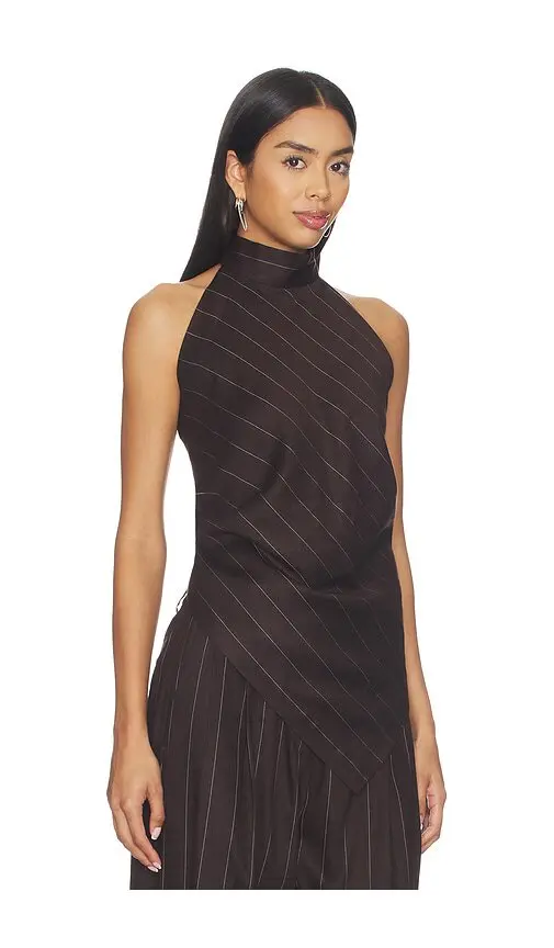 Helmut Lang Halter Scarf Top