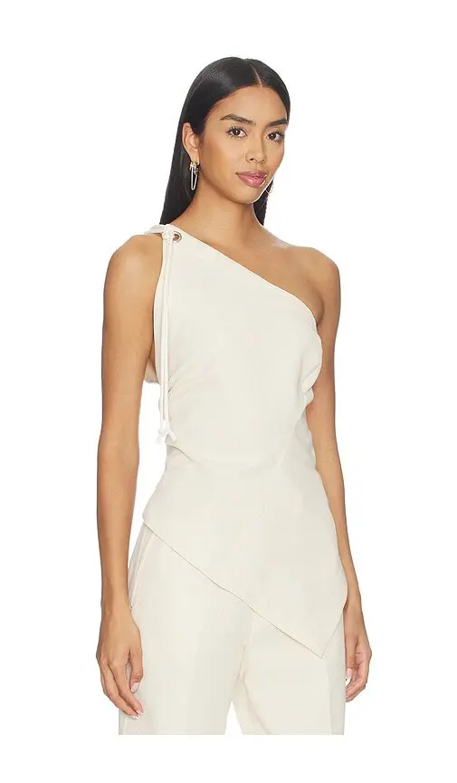 Helmut Lang Asymmetrical One-shoulder Top