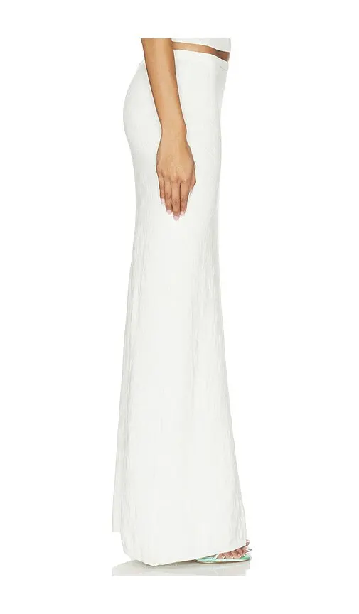 ASTA RESORT Pointelle Carolina Maxi Skirt