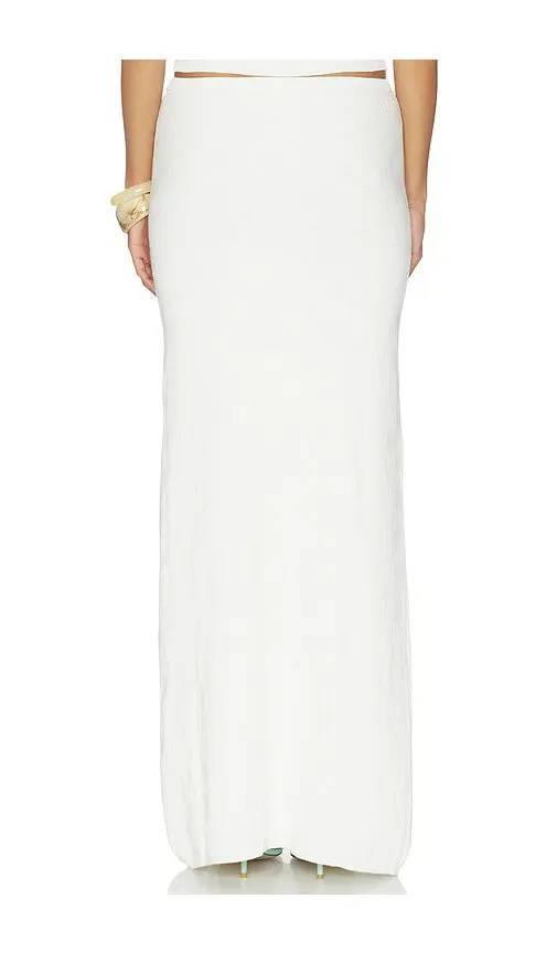 ASTA RESORT Pointelle Carolina Maxi Skirt