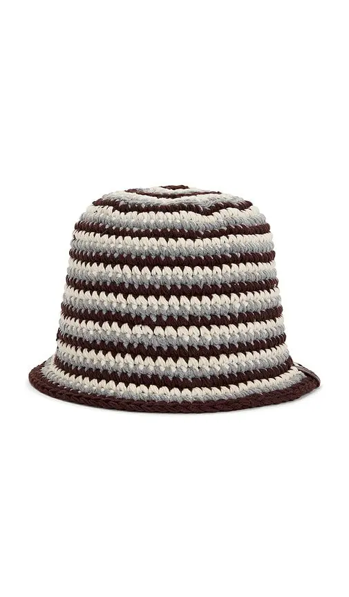 Rag & Bone Lou Knit Hat - Brown Multi