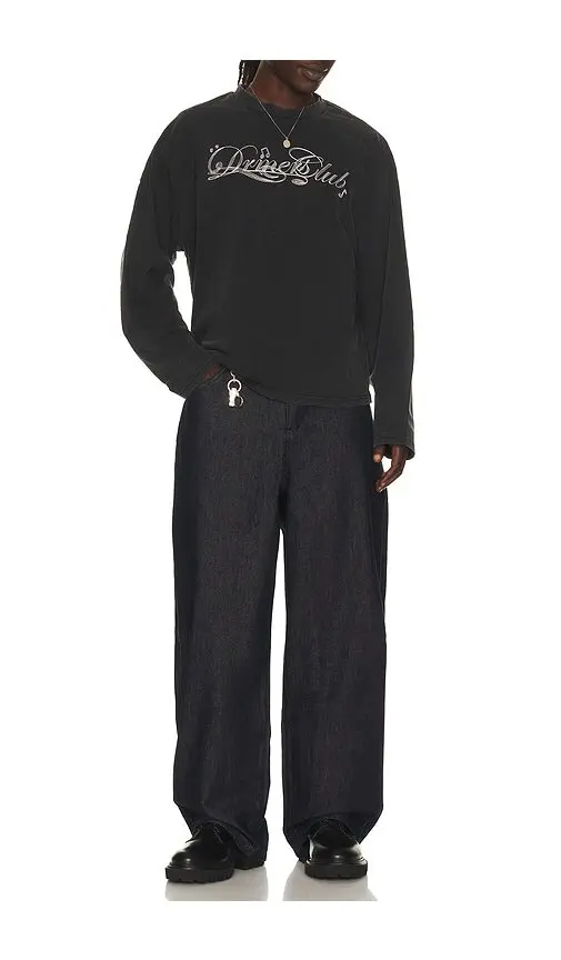 DRMERS CLUB Post It Note Jeans Dark Blue