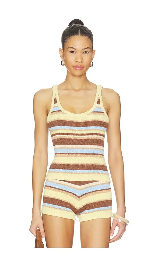 ELCE Reine Tank In Yellow - Laguna