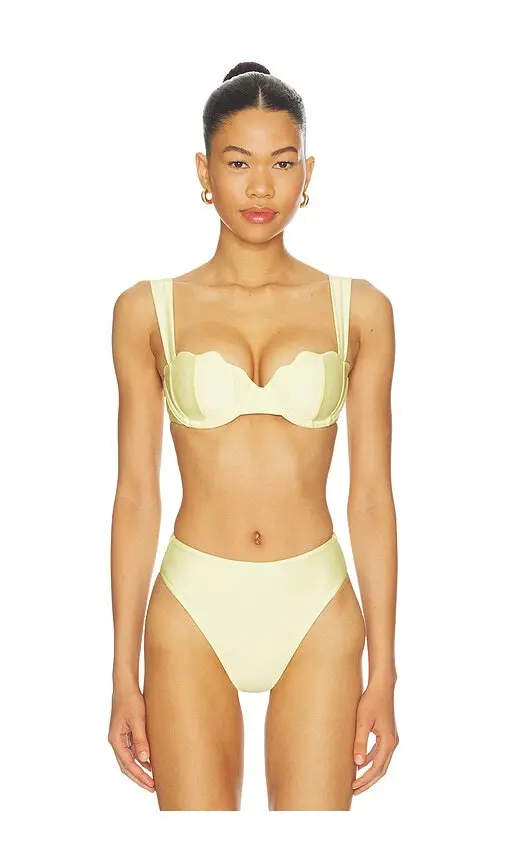 Tularosa Emeline Bikini Top - Butter Yellow