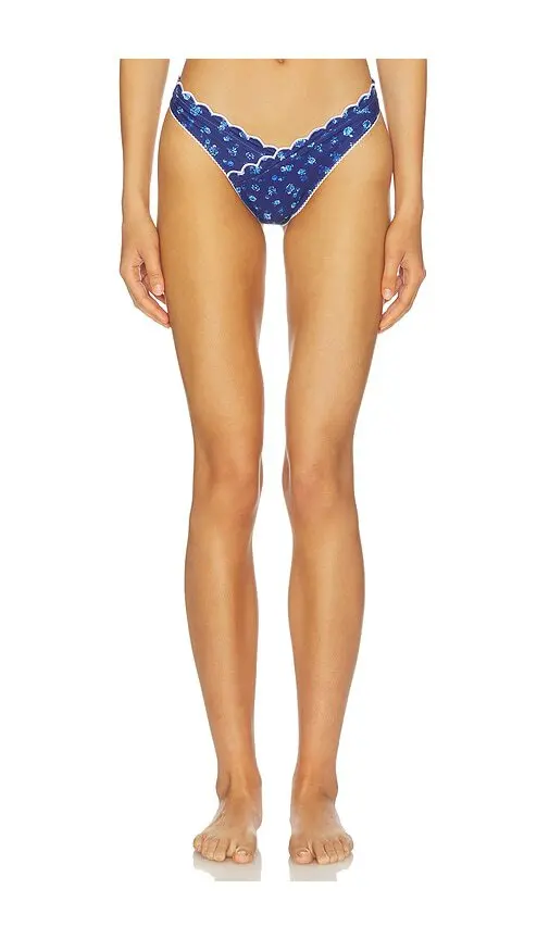 Tularosa Clover Bottom In Navy - Blue Bloom