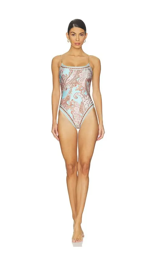L'Agence Remi Lingerie One Piece - Ice Blue Multi