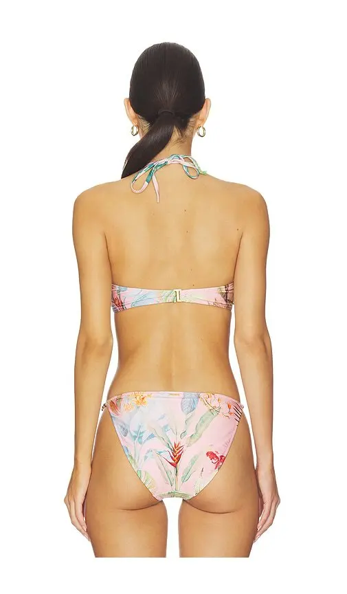 L'Agence Suki Halter Bikini Top