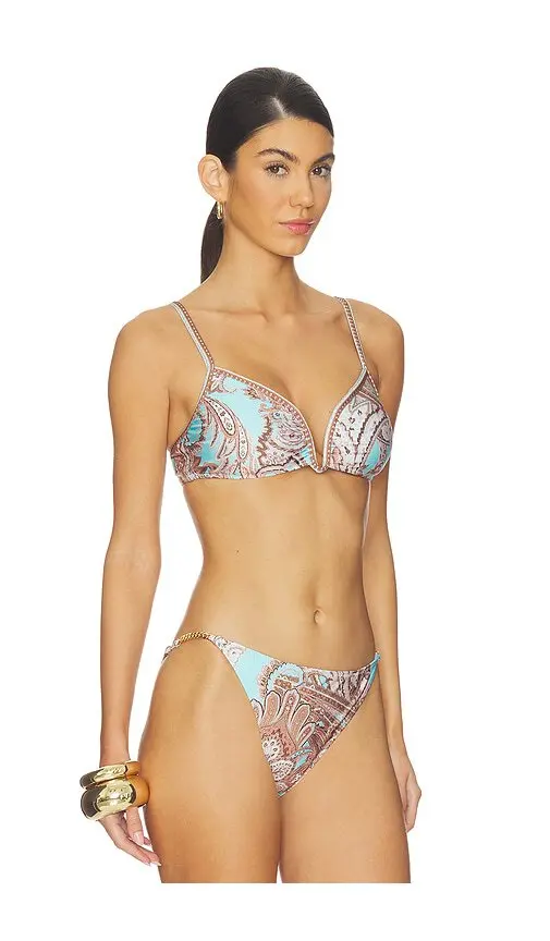 L'Agence Alisha Over The Shoulder Bikini Top