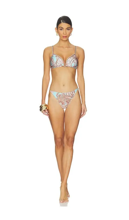 L'Agence Alisha Over The Shoulder Bikini Top