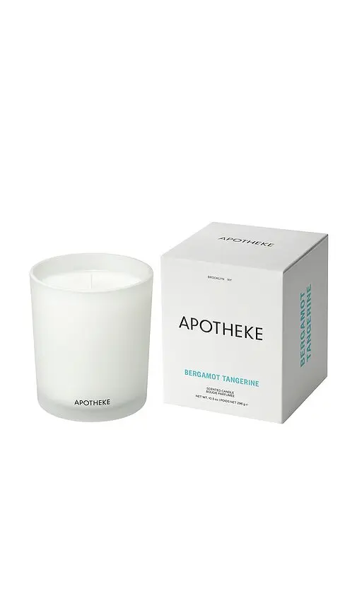 APOTHEKE Classic Candle In White - Bergamot Tangerine