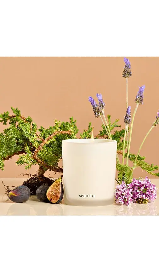 APOTHEKE Classic Candle In White - Canvas