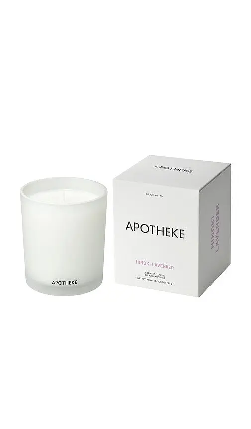 APOTHEKE Classic Candle In White - Canvas