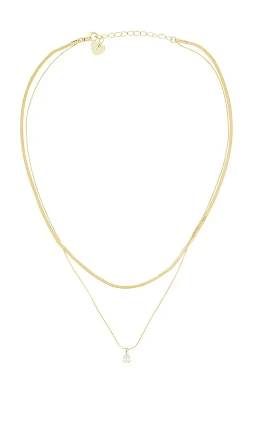 BRACHA Radiance Layered Necklace - Unique Color & Gold 001