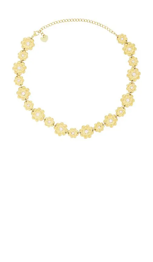 BRACHA Mya Necklace In Unique Color & Gold In Metallic Gold - Unique Color & Gold 001