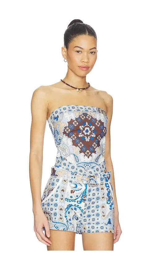 Central Park West Inez Paisley Hankercheif Bandau