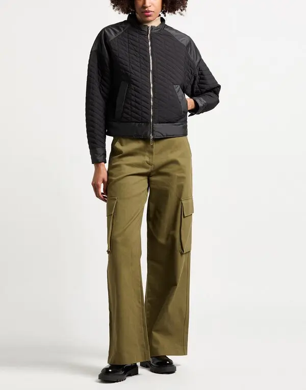 MOORER Quilted Bomber Jacket