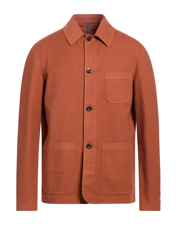 Montedoro Cotton Elastane Jacket - Rust