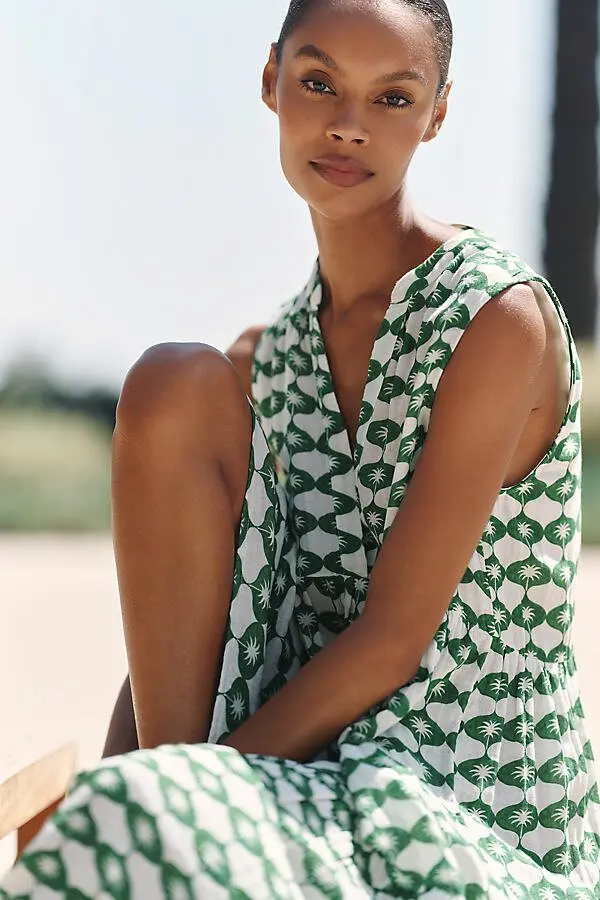 CELANDINE X Tigre Indigo Kallie Dress